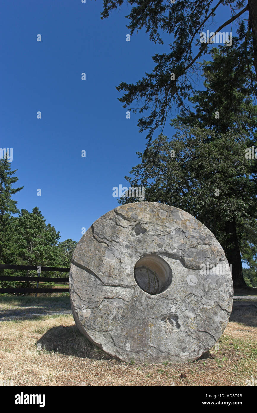 Pulpstones used in paper mills Sandstone Quarry Newcastle Island Marine ...