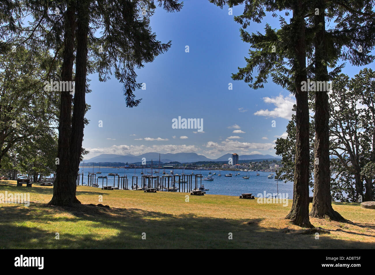 Nanaimo viewpoint from Newcastle Island Newcastle Island Marine ...