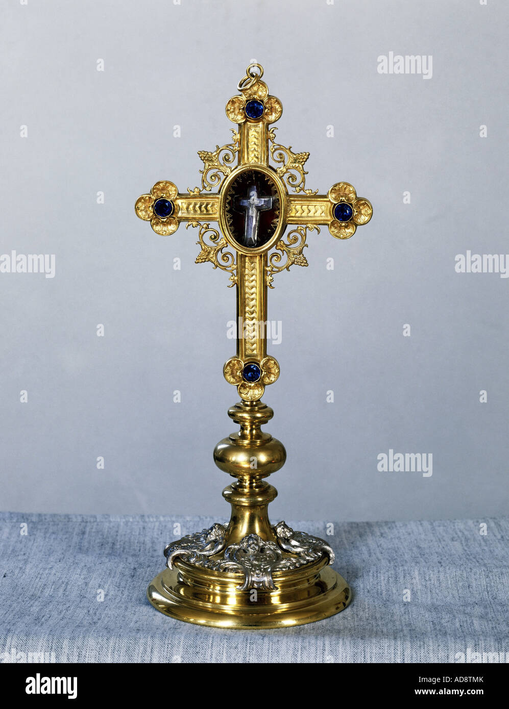 fine arts, liturgical objects, weather cross, metal, Saint Peter and ...