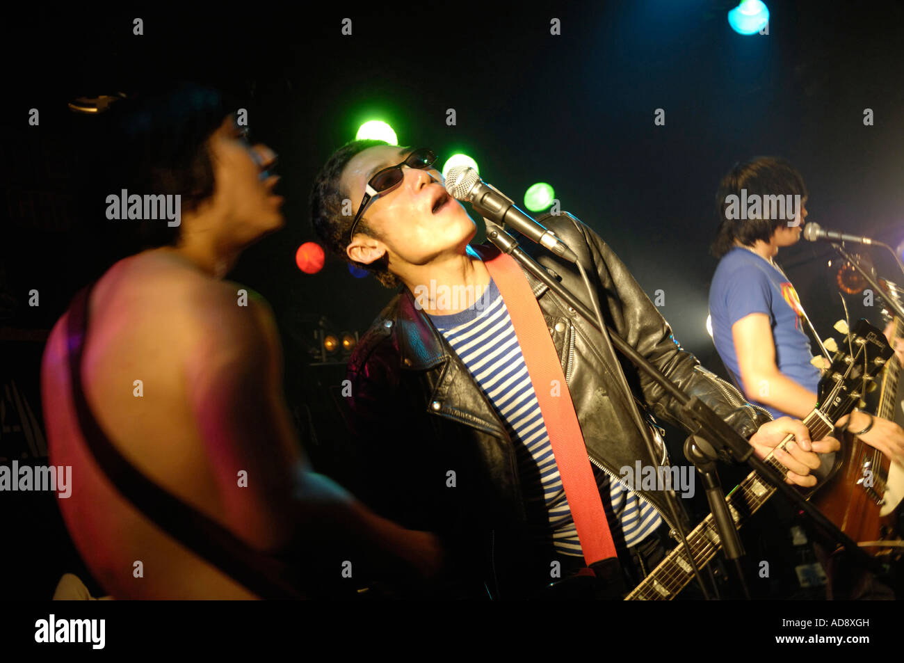 punk band performs in Beijing 04 Aug 2007 Stock Photo - Alamy