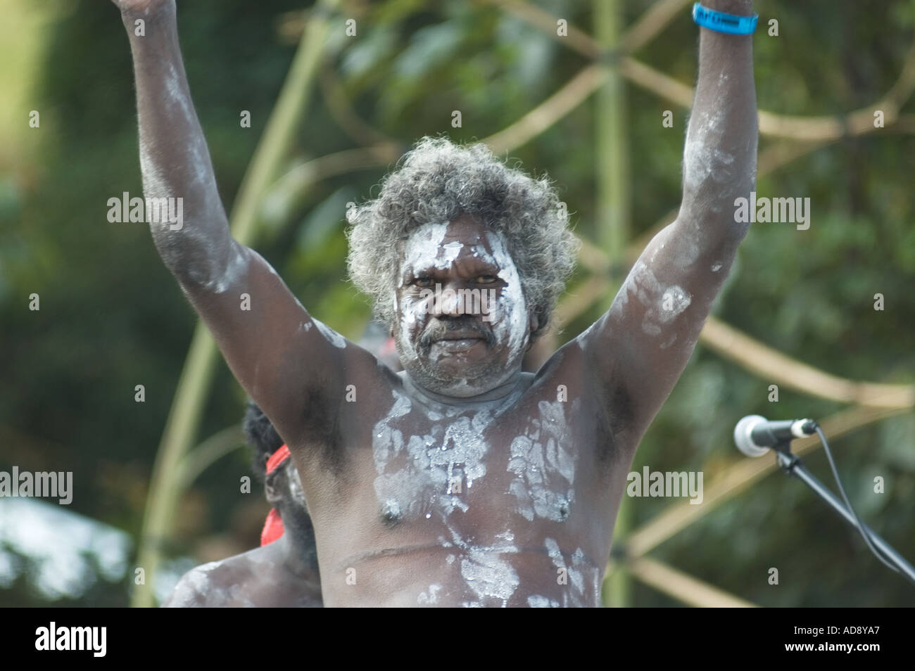 aboriginal dancer first persons festival queensland Australia Stock ...