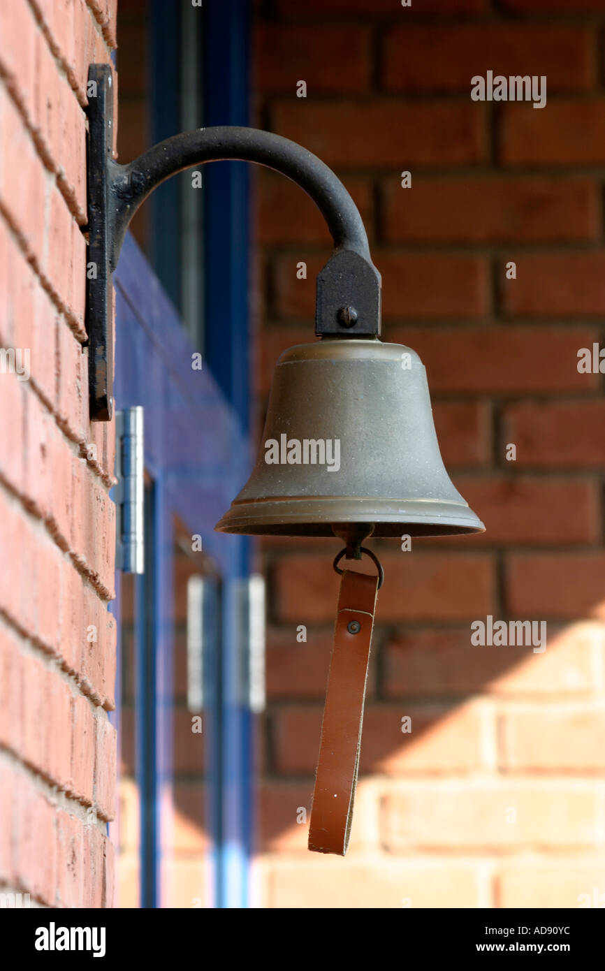 Mapperley Plains School school bell Nottingham Stock Photo - Alamy