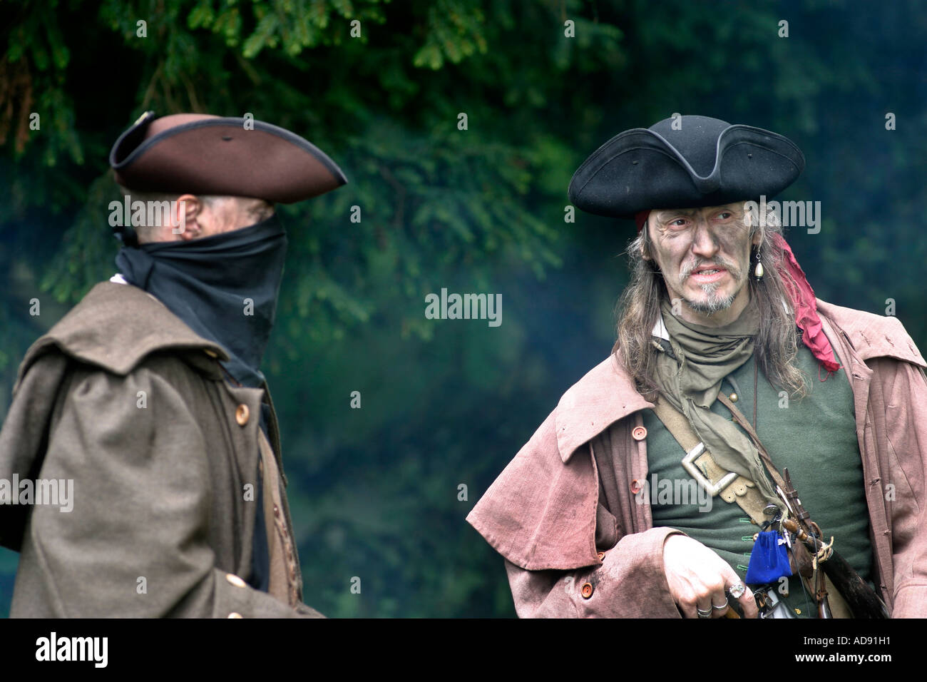 Stand and Deliver 18th Century Highwaymen re enactors at Rufford Abbey ...