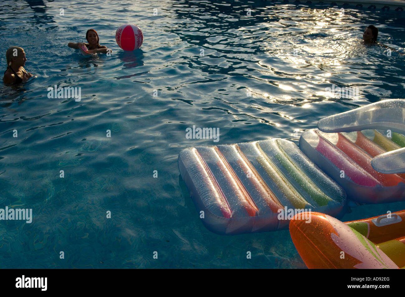 swimming Pool Fun Stock Photo - Alamy