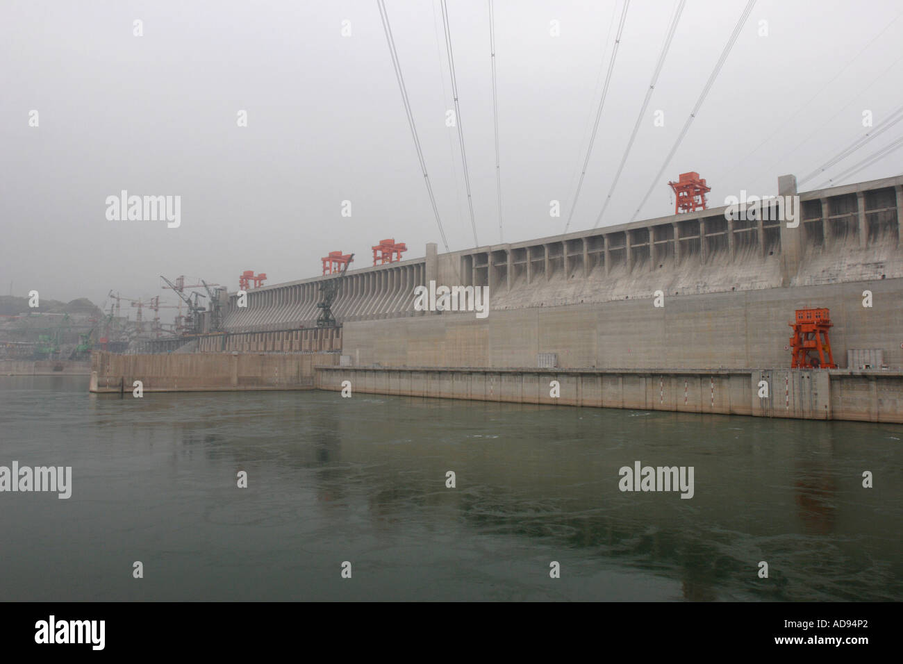 The Three Gorges Dam, Yangtze River, China Stock Photo - Alamy