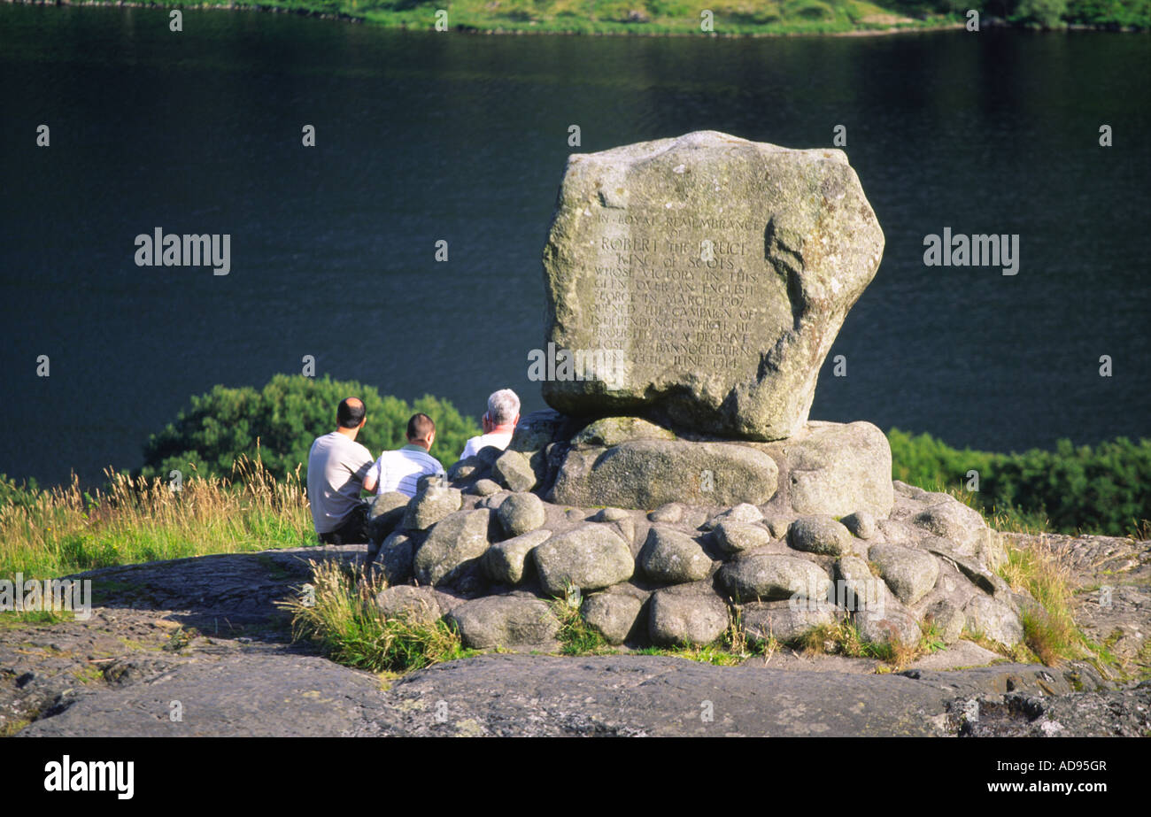 Bruces Stone commemorating Robert the Bruces victory at the Battle of ...