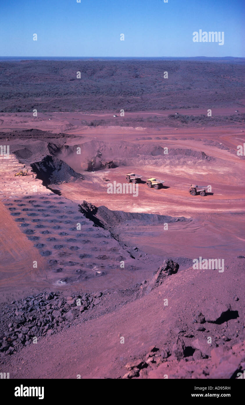 Mt Newman Iron Ore mine Western Australia Stock Photo - Alamy