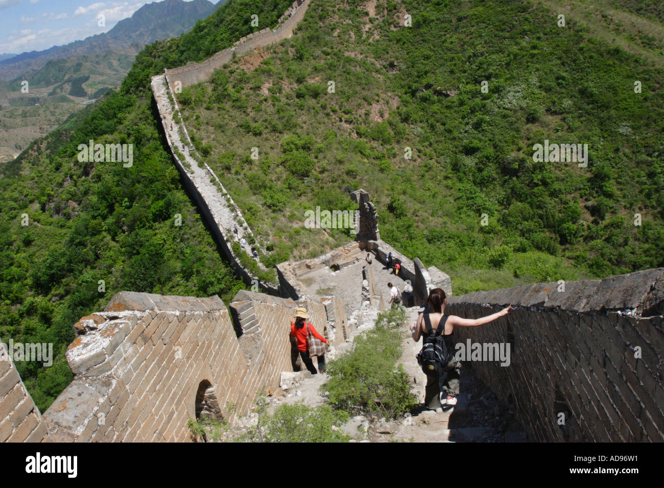 Steep great wall section hi-res stock photography and images - Alamy