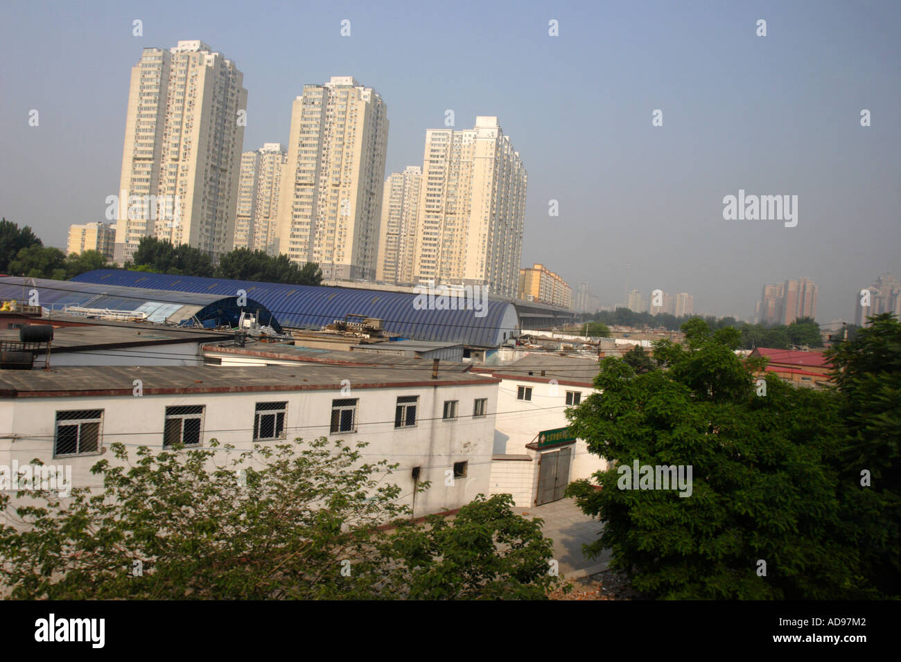 Beijing suburb apartment block hi-res stock photography and images - Alamy