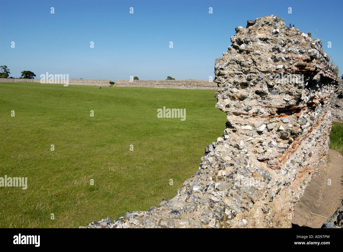 Burgh castle roman fort hi-res stock photography and images - Alamy