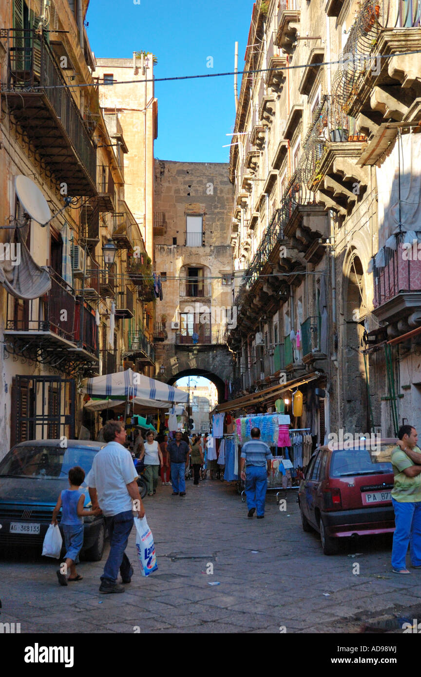 Ballarò area, Palermo Stock Photo - Alamy