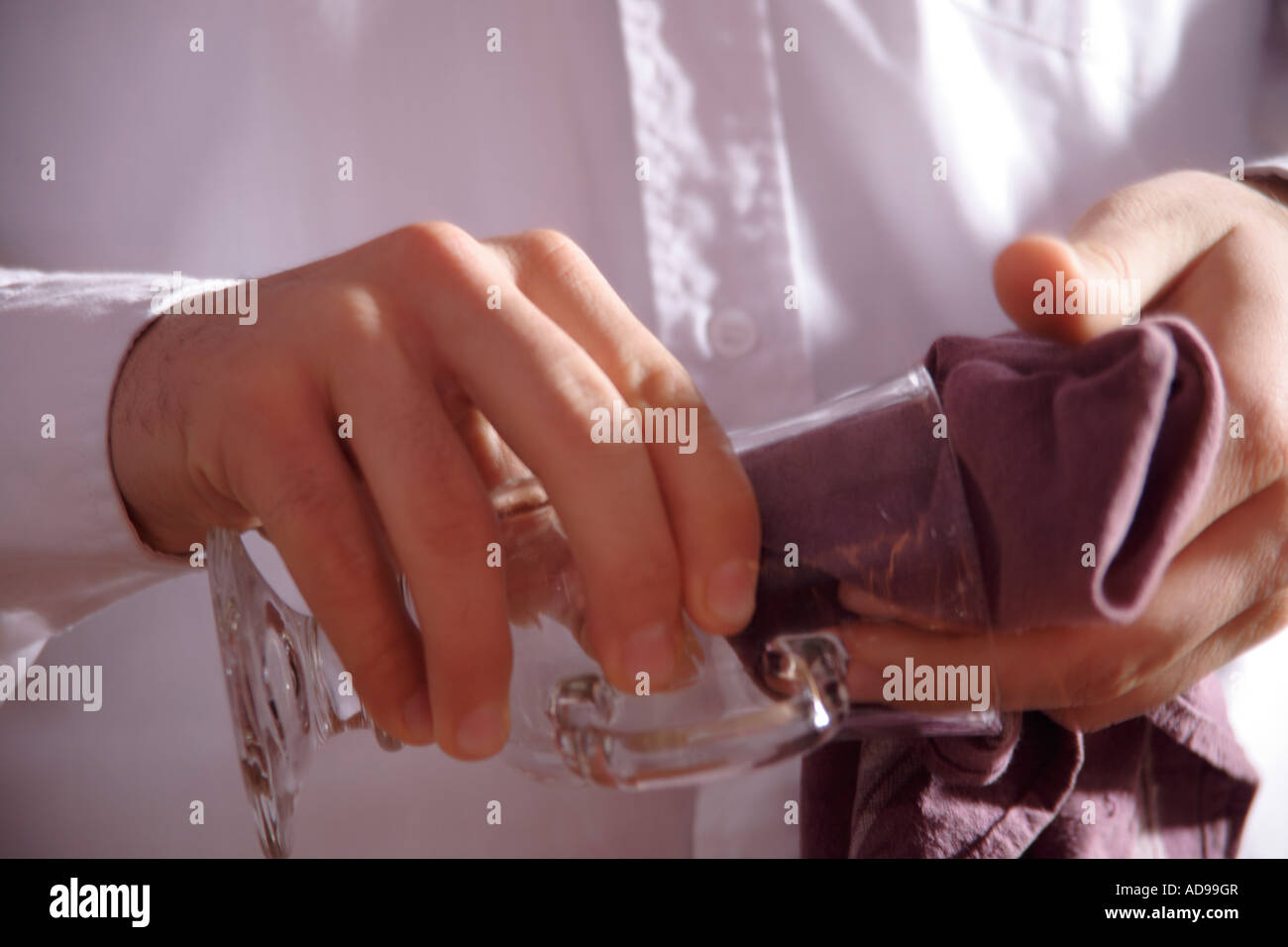 Dish polishing hi-res stock photography and images - Alamy