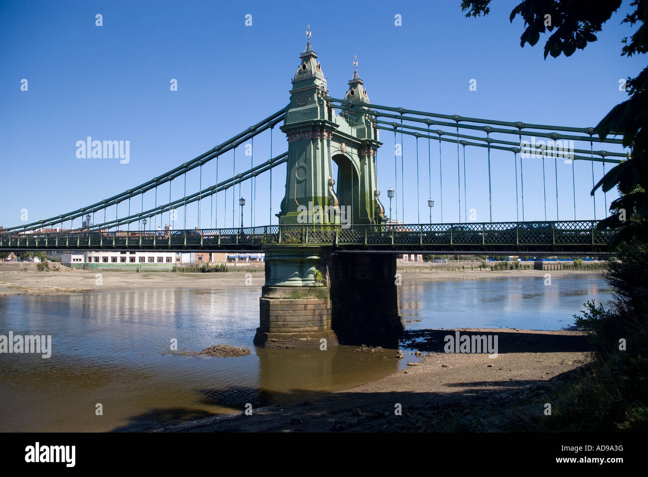 Hammersmith Bridge London England Stock Photo - Alamy
