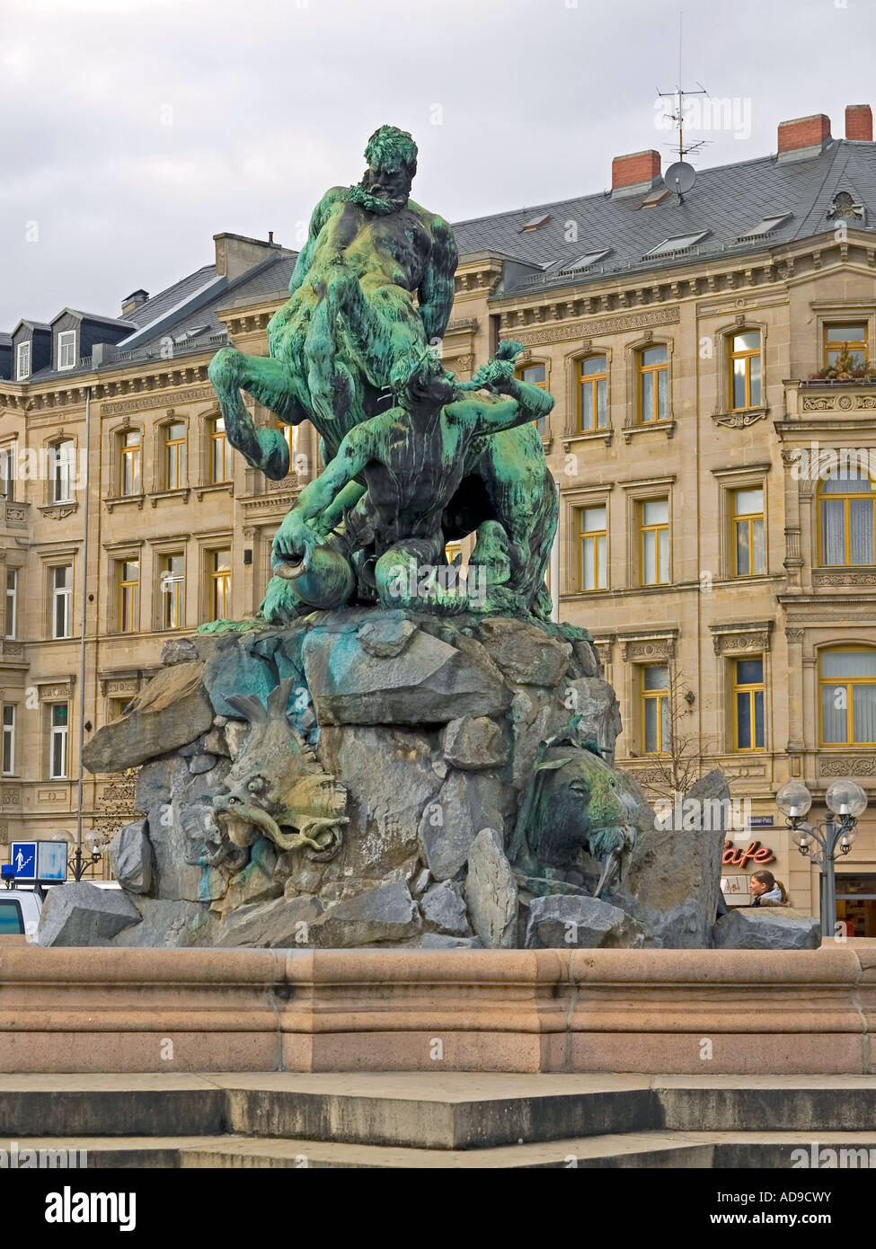 Centaur fountain hi-res stock photography and images - Alamy