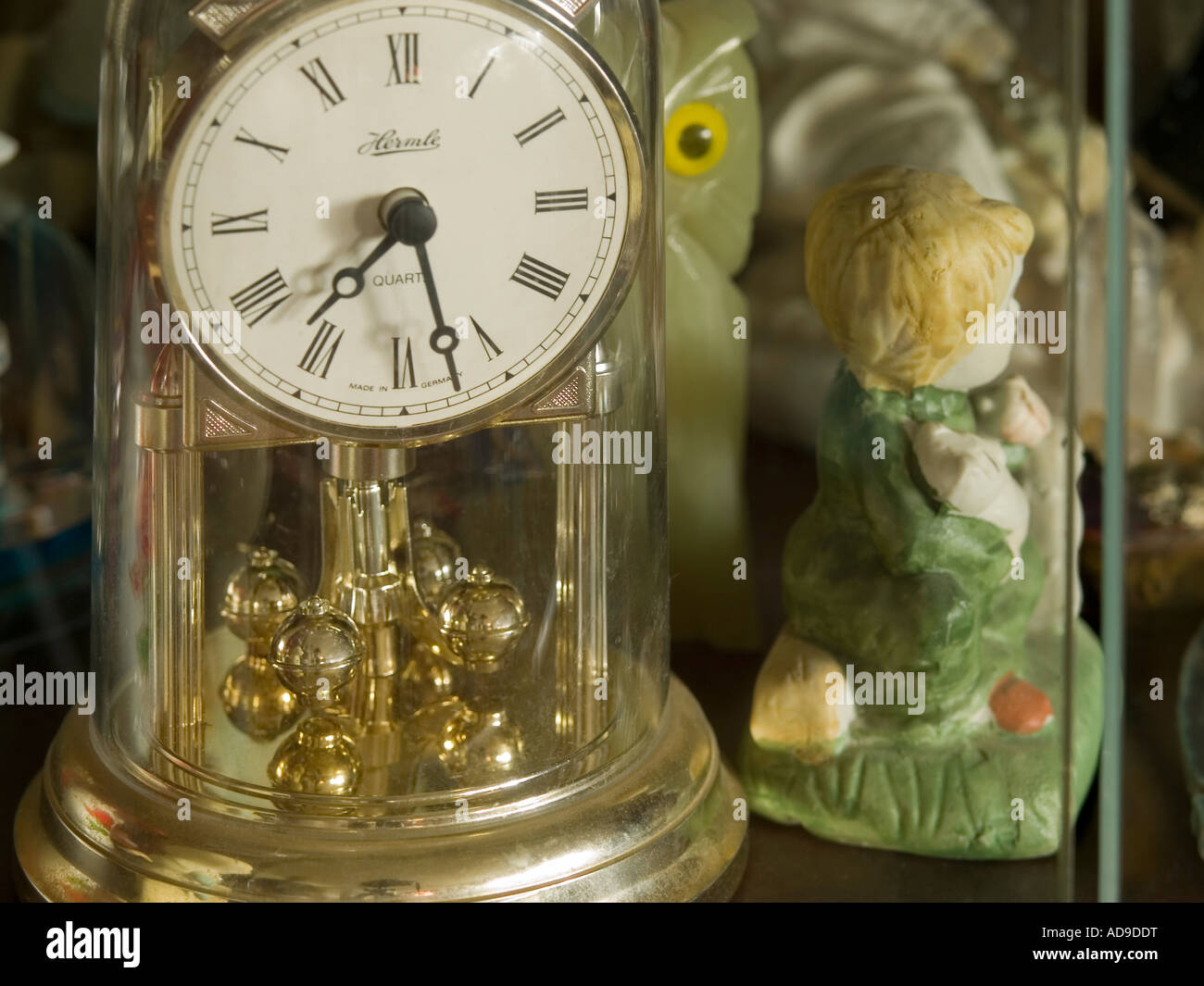 measuring time with an old clock stills Stock Photo - Alamy