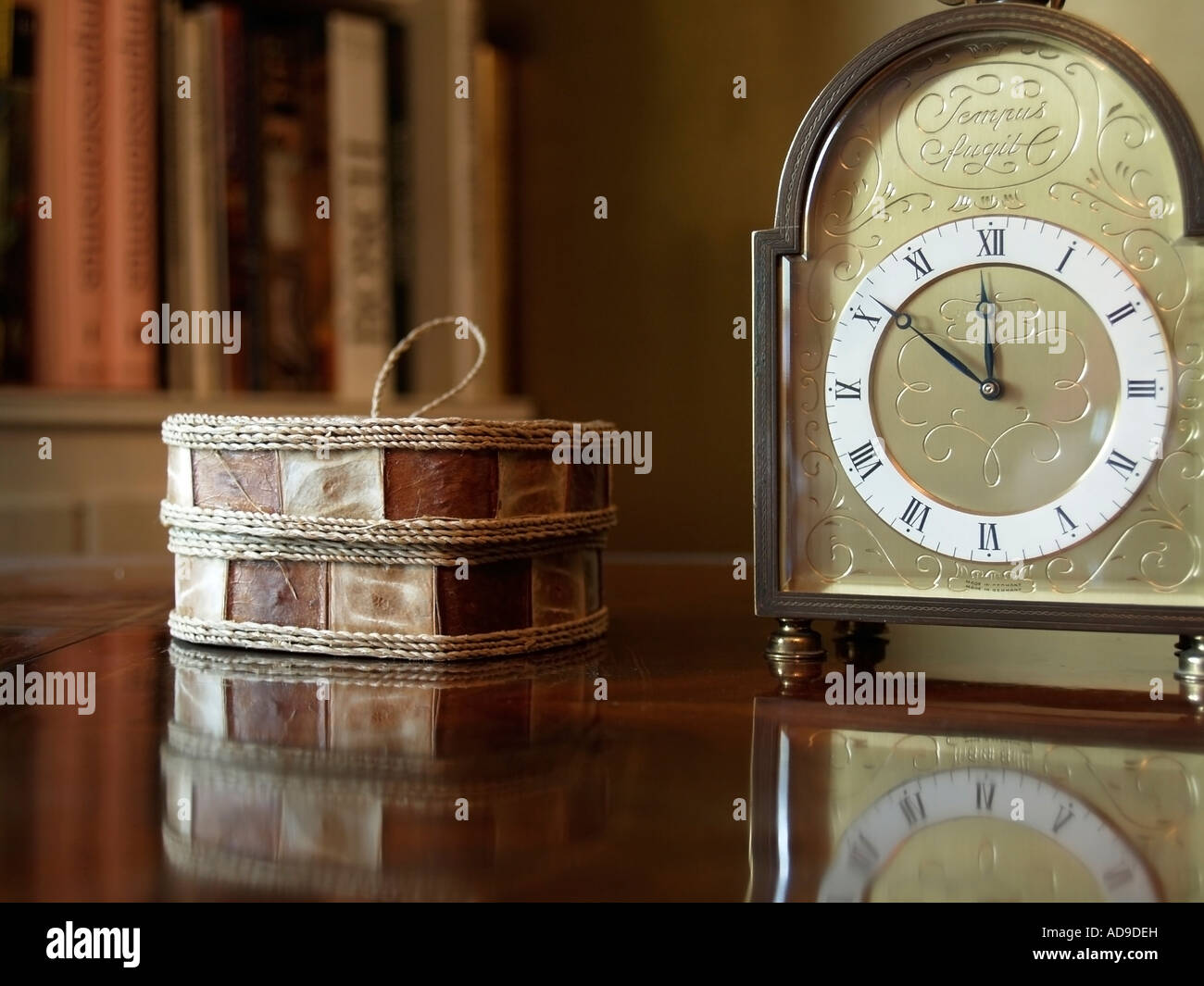 measuring time with an old clock stills Stock Photo - Alamy
