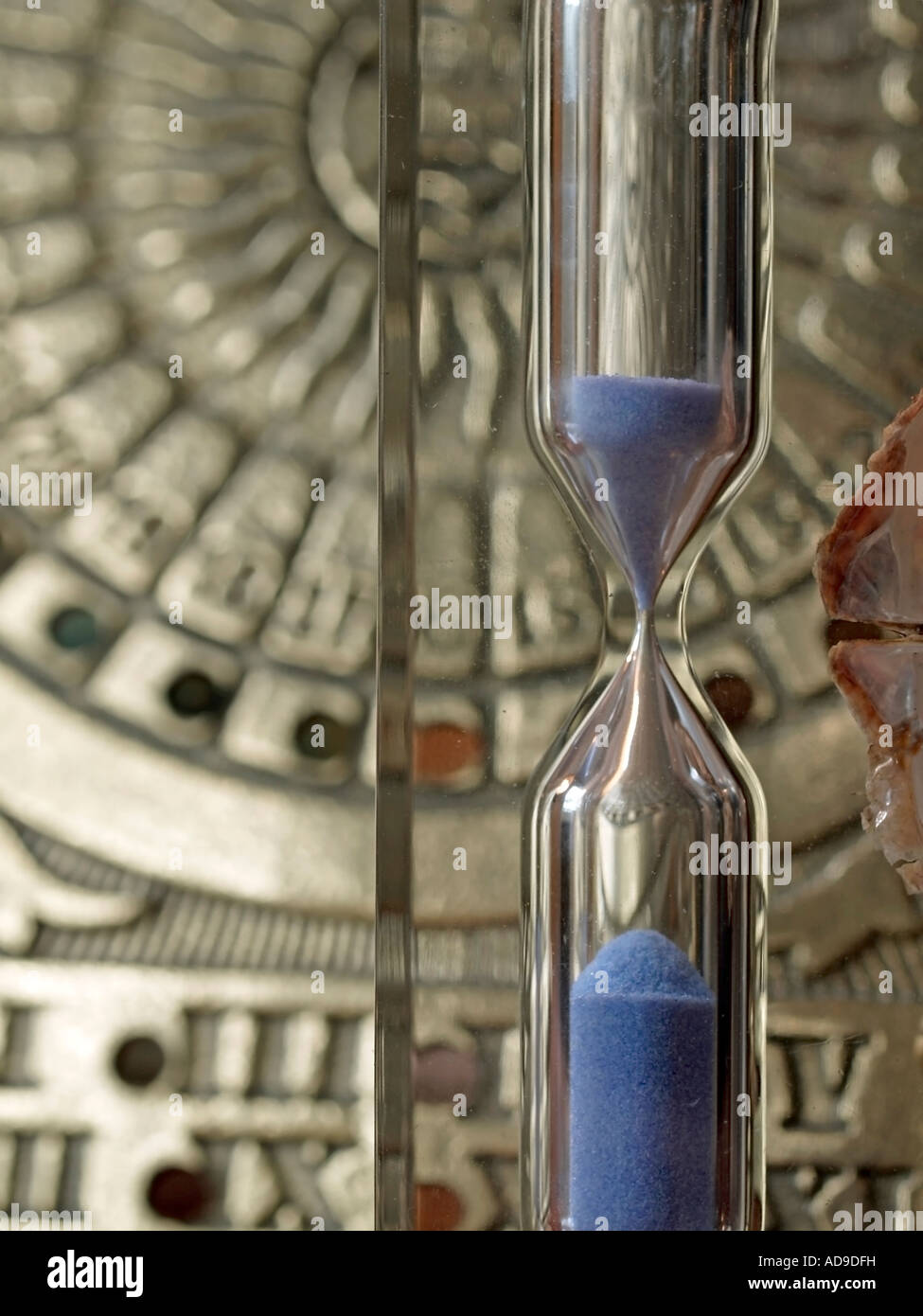 transience of time measuring time with an hour glass Stock Photo - Alamy