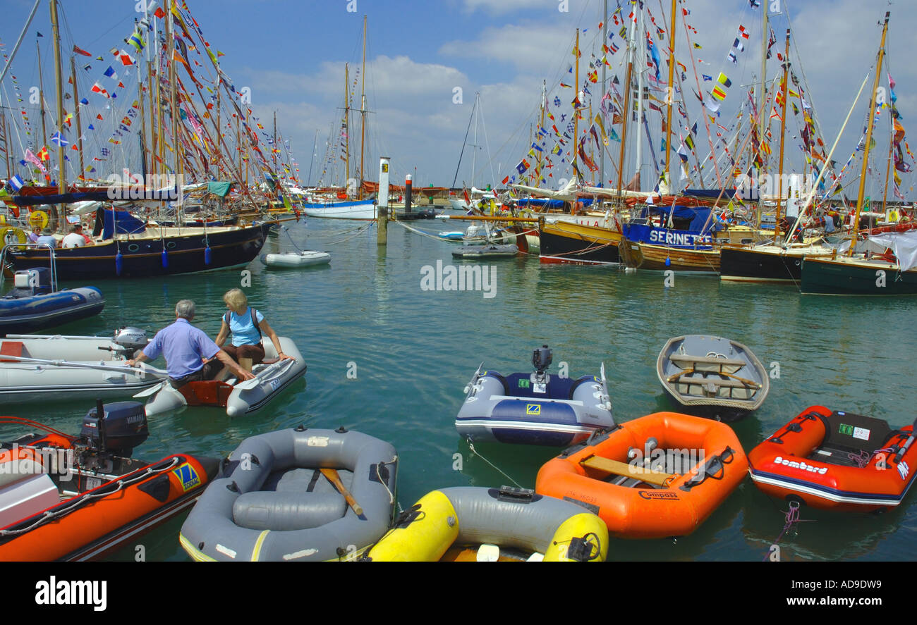 Yarmouth Old Gaffers, Yarmouth, Isle of Wight, England, UK, GB Stock ...