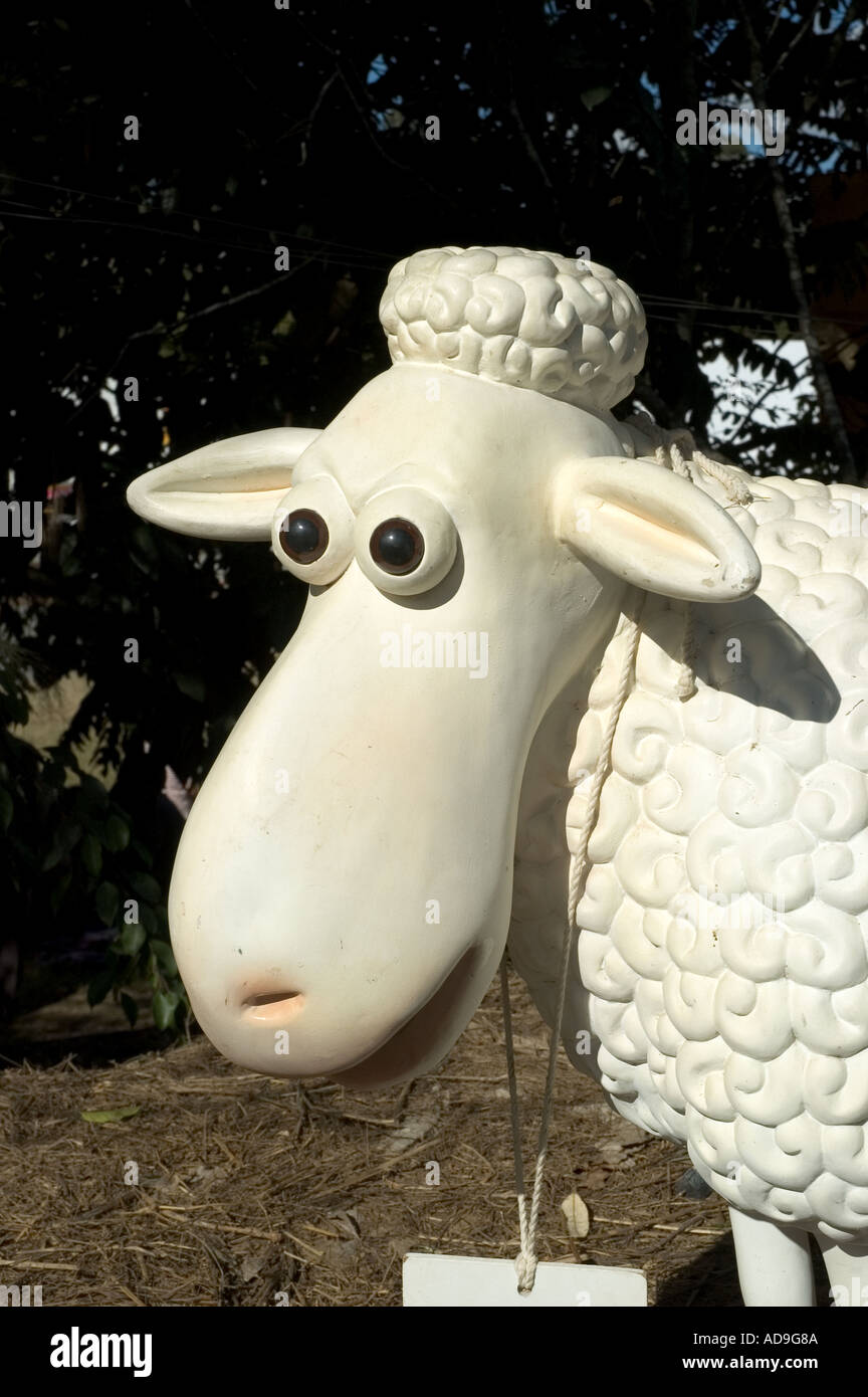 strange replica sheep Stock Photo - Alamy