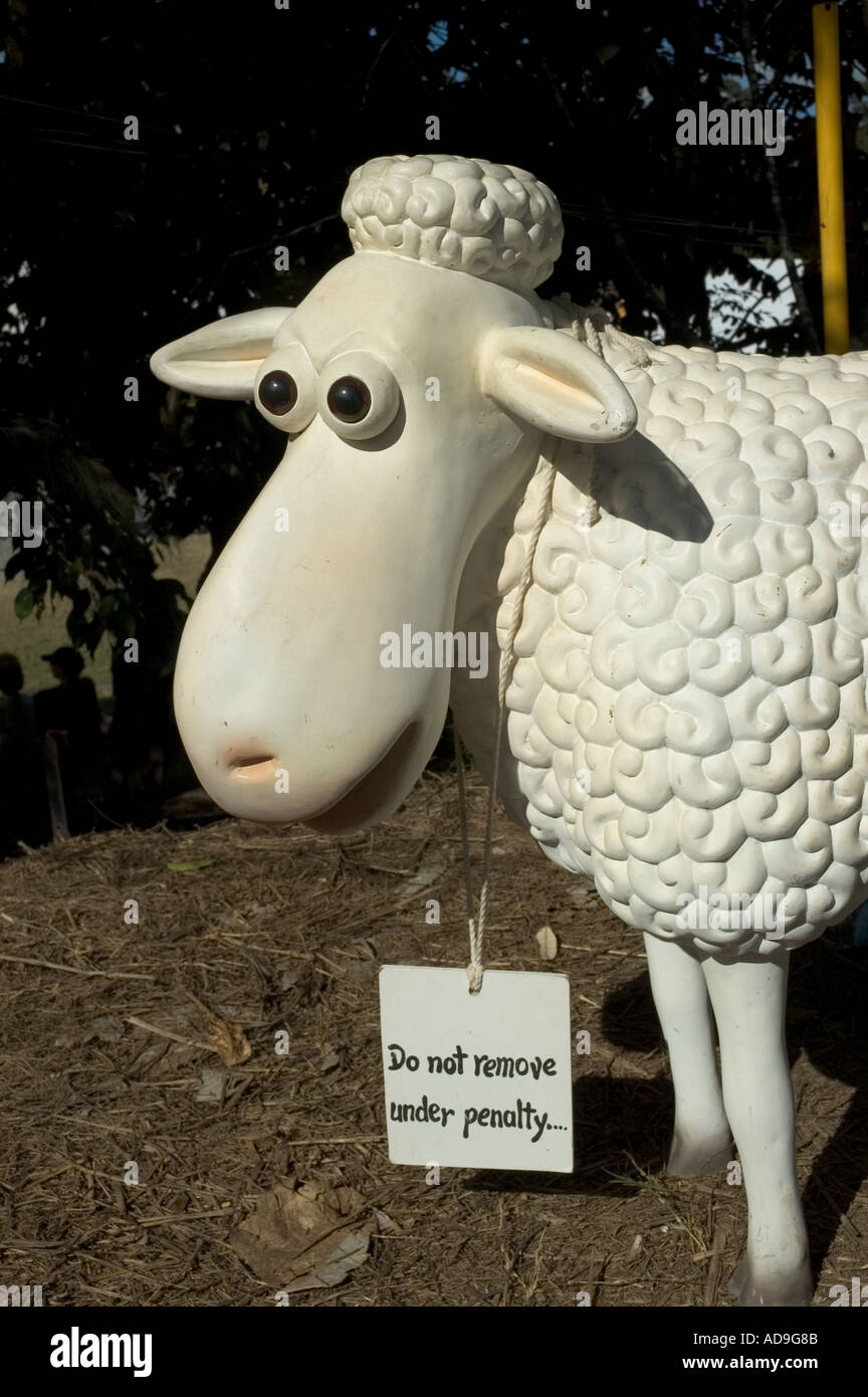 strange replica sheep Stock Photo - Alamy