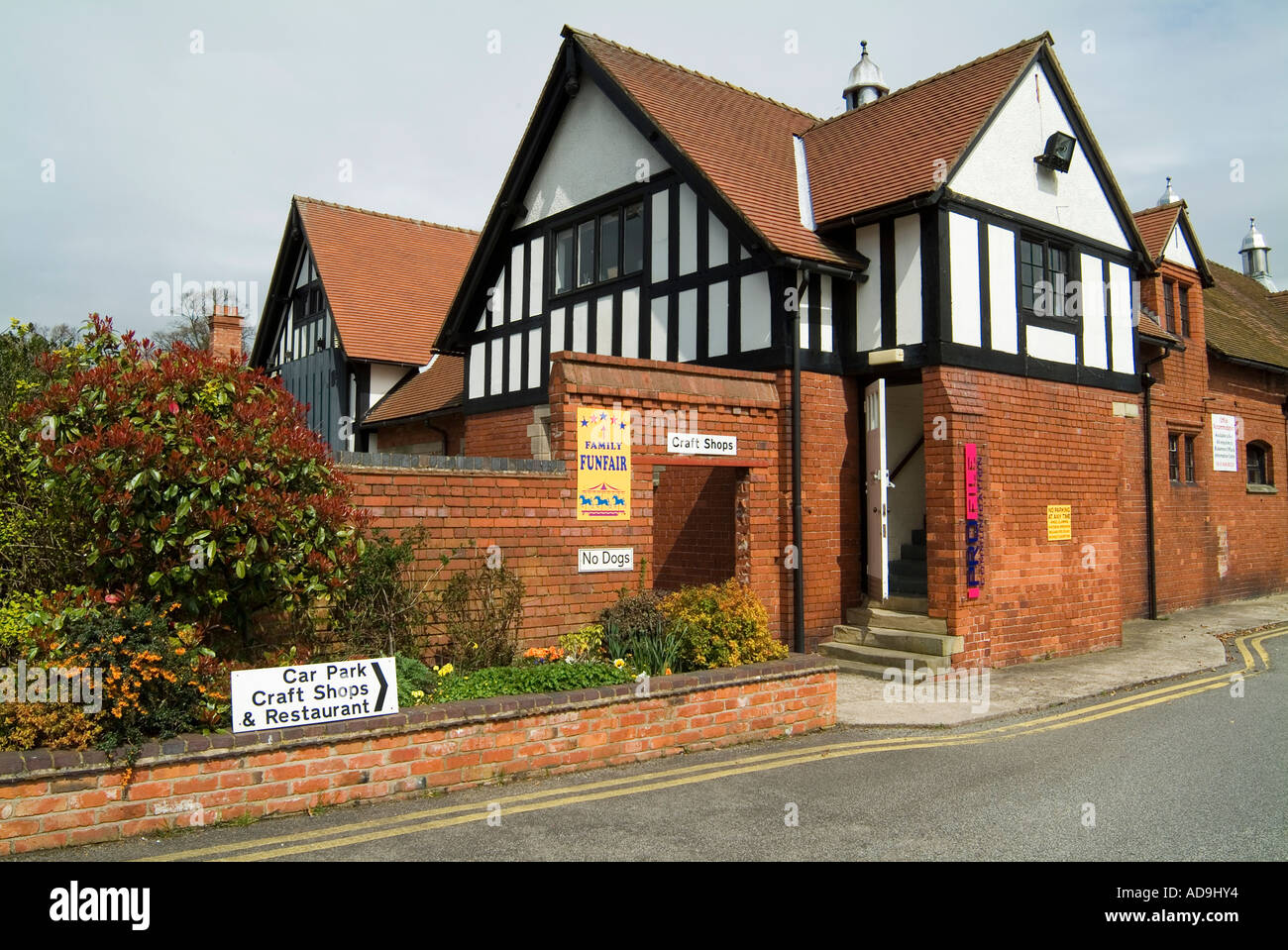 Blakemere craft and visitor centre near Sandiway in Cheshire, UK Stock ...