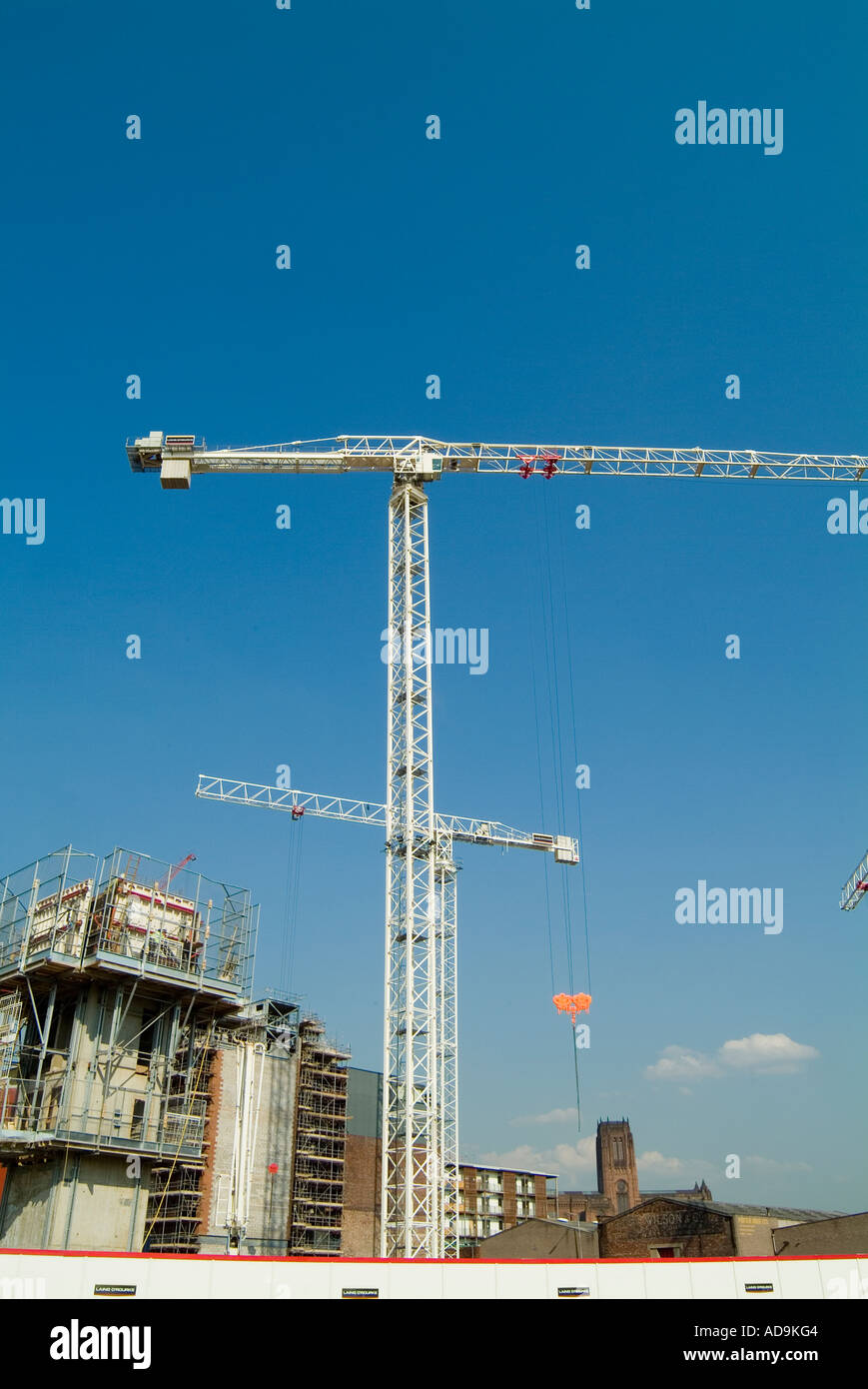 New buildings being erected in Liverpool City centre adjacent to Albert ...
