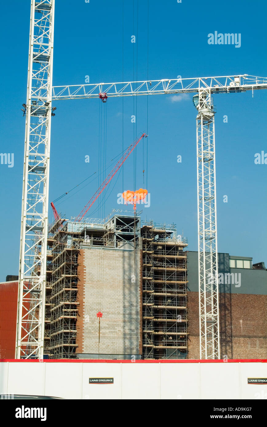 New buildings being erected in Liverpool City centre adjacent to Albert ...