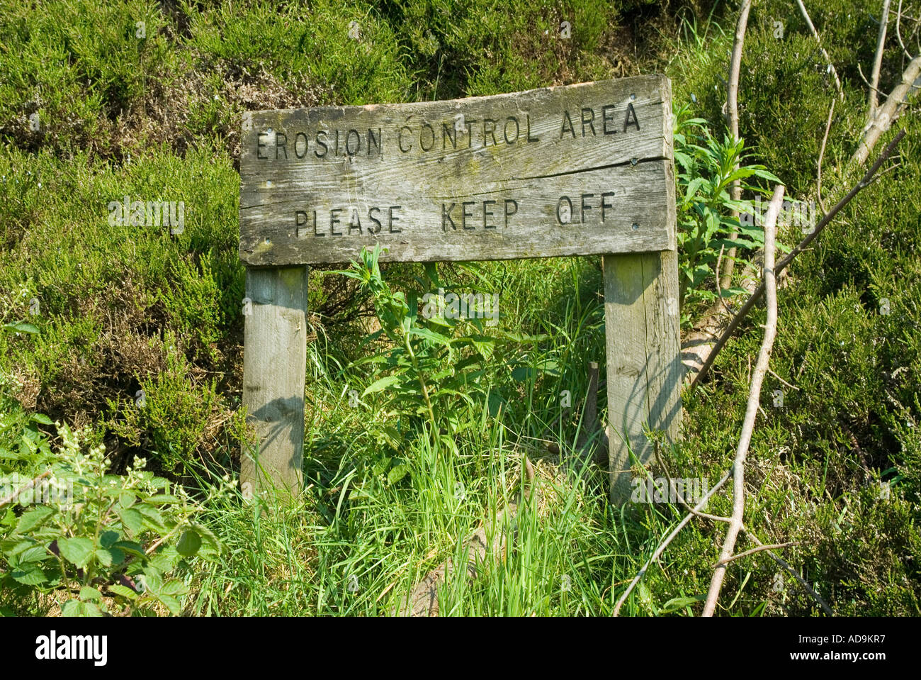 Erosion control notice hi-res stock photography and images - Alamy