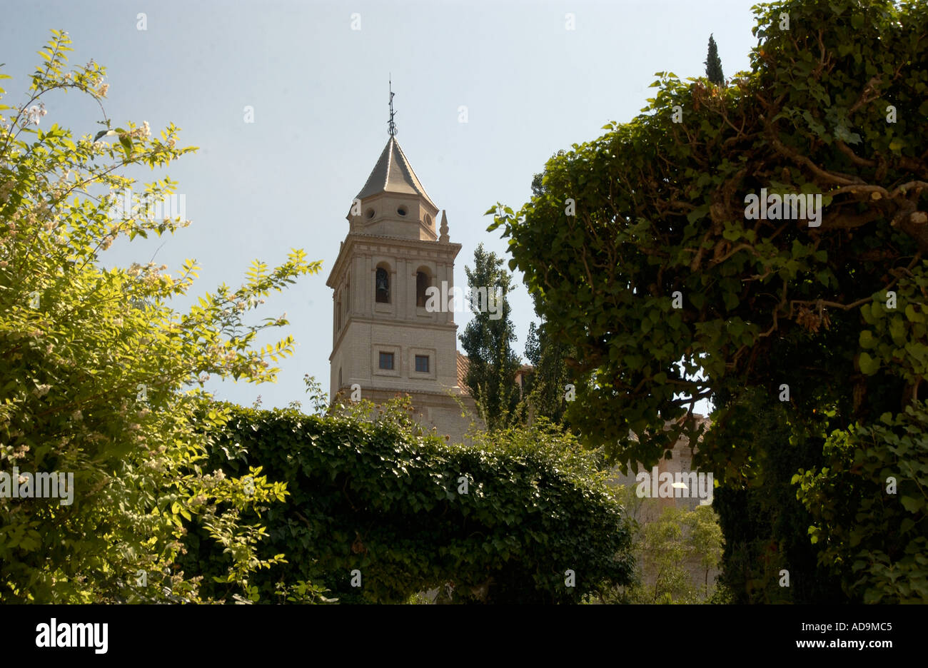 Palacio del Partal La Alhambra Granada Andalusia, Southern Spain Stock ...