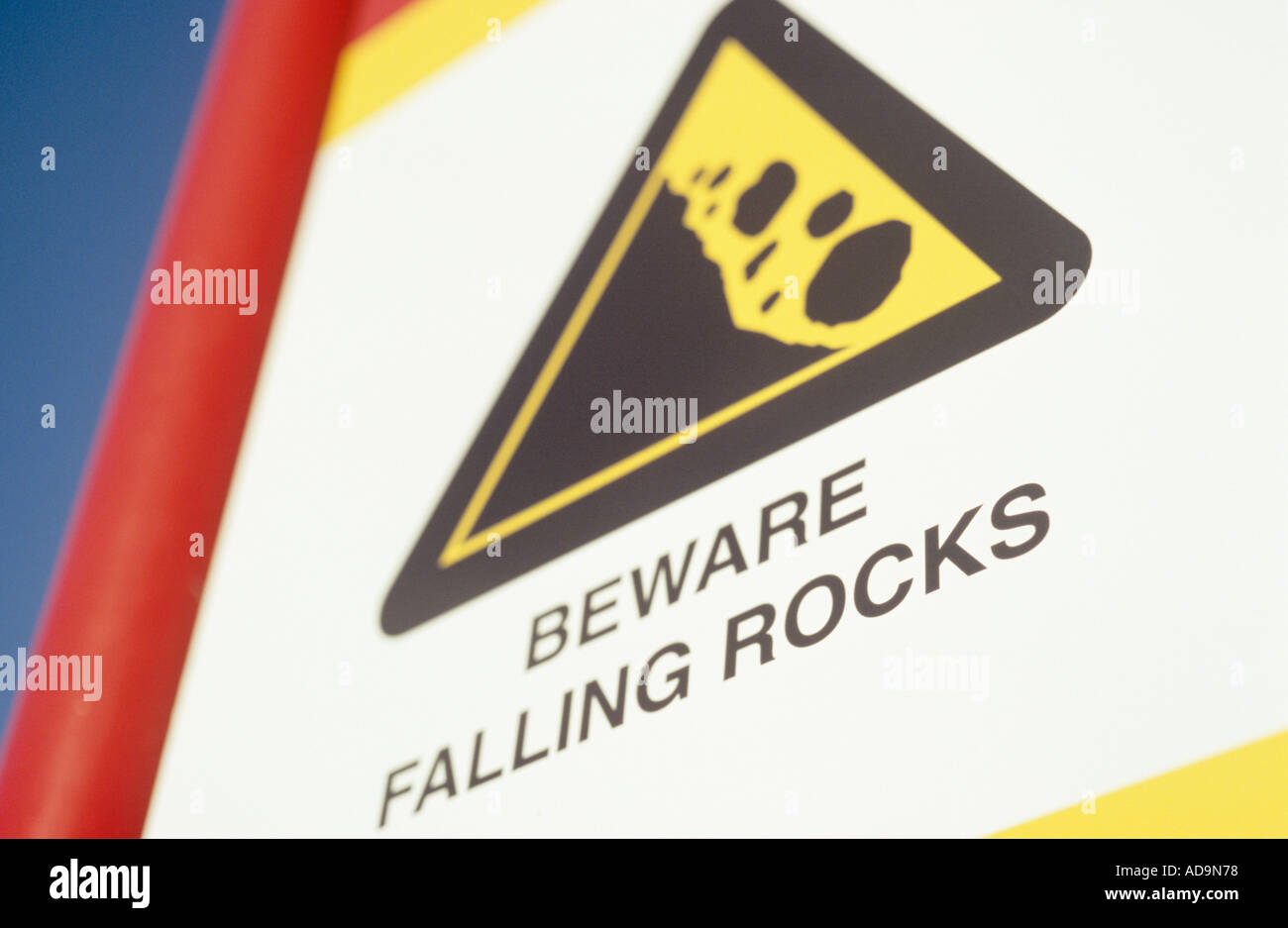 Beware fallen rocks hi-res stock photography and images - Alamy