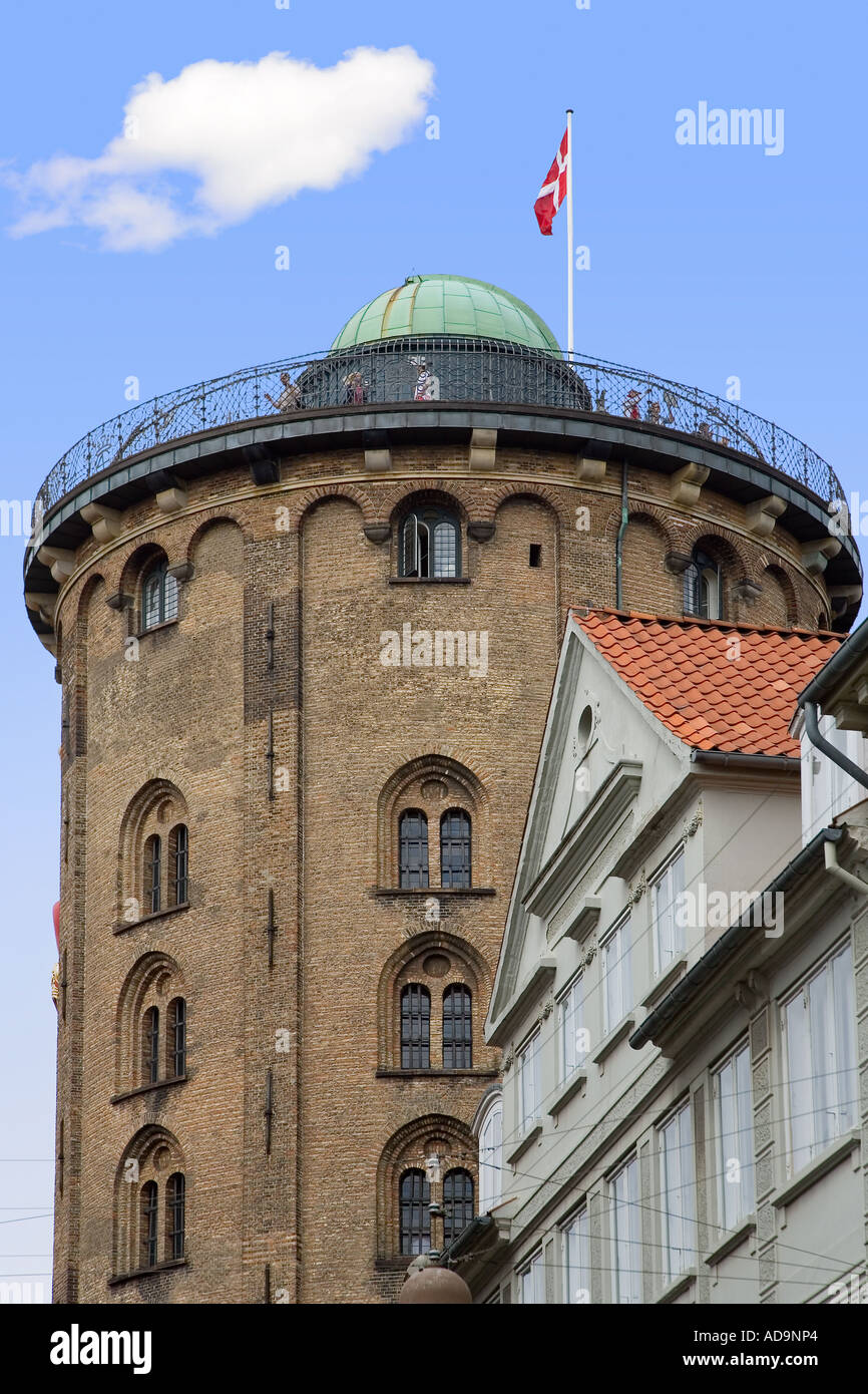 The Round Tower in Copenhagen Stock Photo - Alamy