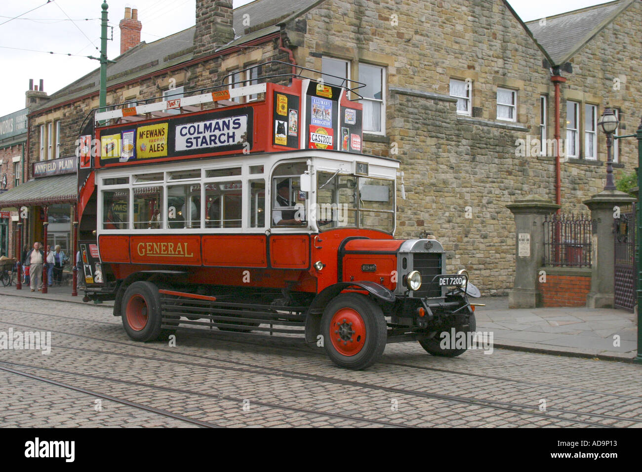 Beamish North of England open air museum Great Britain UK early bus ...