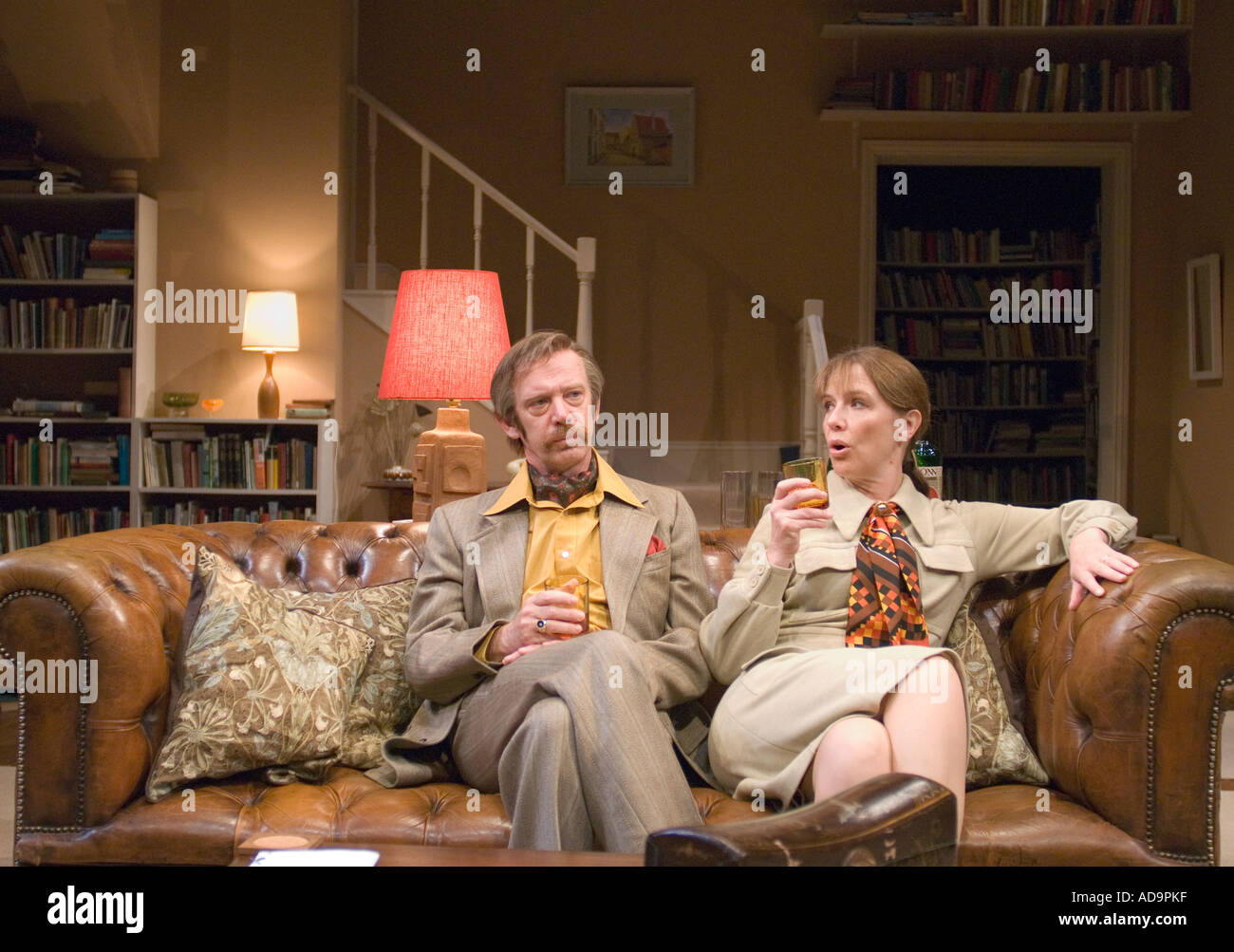 Suzanne Burden playing Lydia Cruttwell and Nathan Osgood as Mark ...