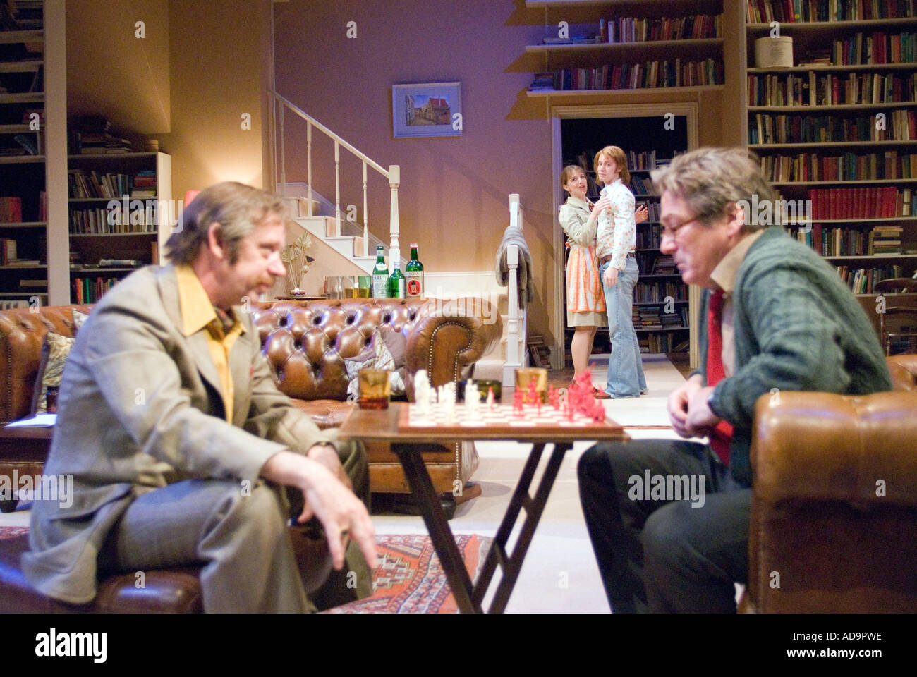 Michael Thomas playing Sebastian Cruttwell, Nathan Osgood as Mark ...