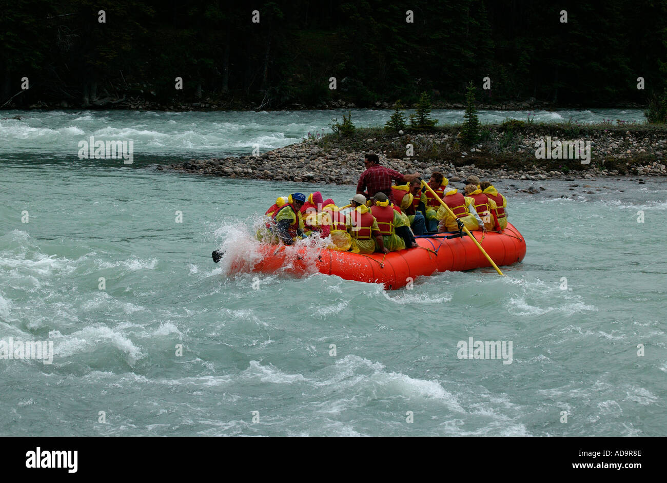 Jasper park white water rafting hi-res stock photography and images - Alamy