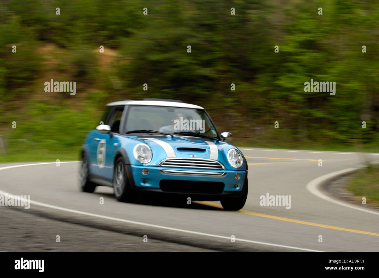 MINI Cooper S on the Tail of the Dragon in Deals Gap North Carolina ...