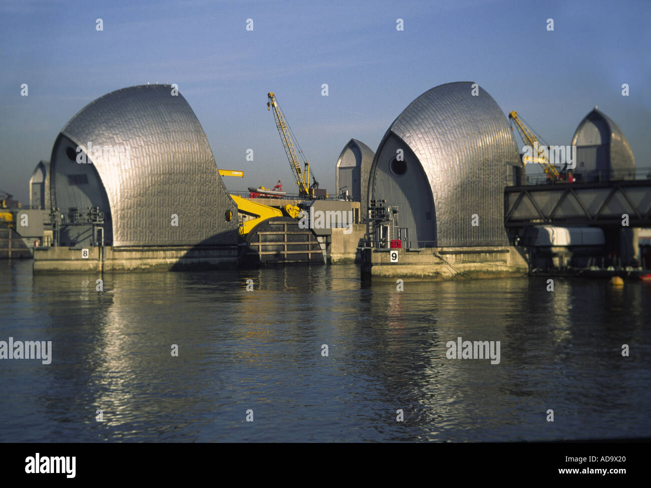 Thames Barrier London England UK Stock Photo - Alamy