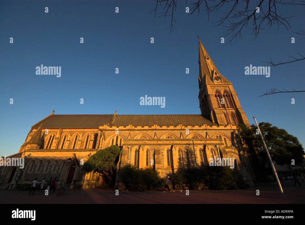 High street cathedral of st michael and st george hi-res stock ...