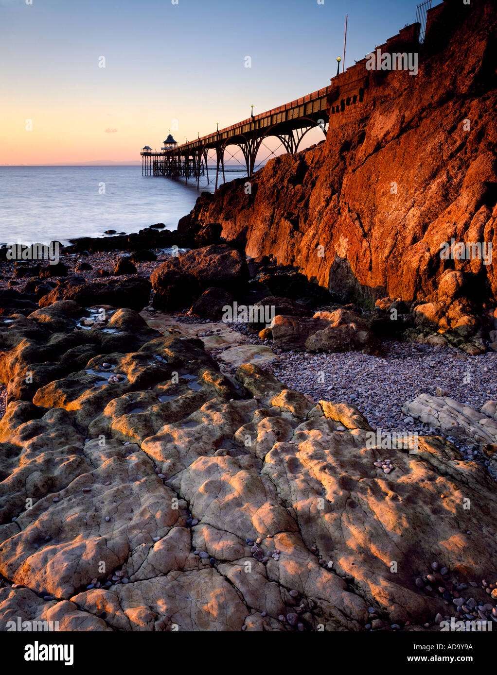 Clevedon Pier Somerset UK Stock Photo - Alamy