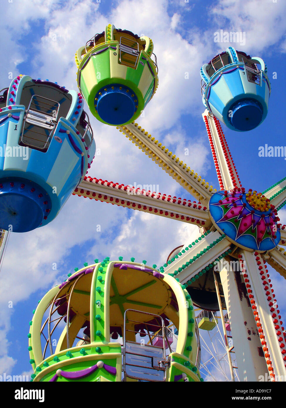 Amusement Park Ride Stock Photo - Alamy