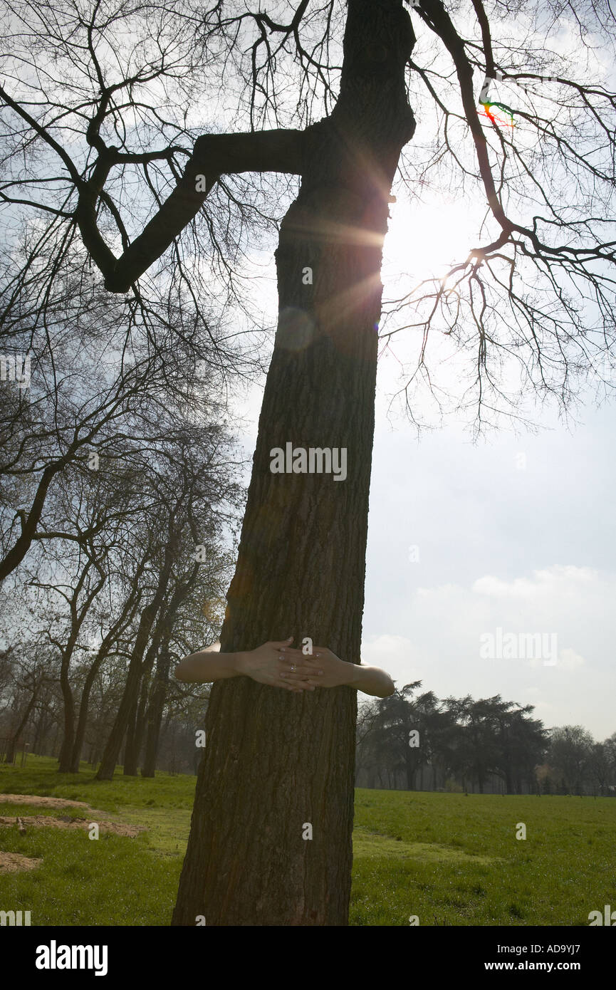 Womans hand behind their back hi-res stock photography and images - Alamy