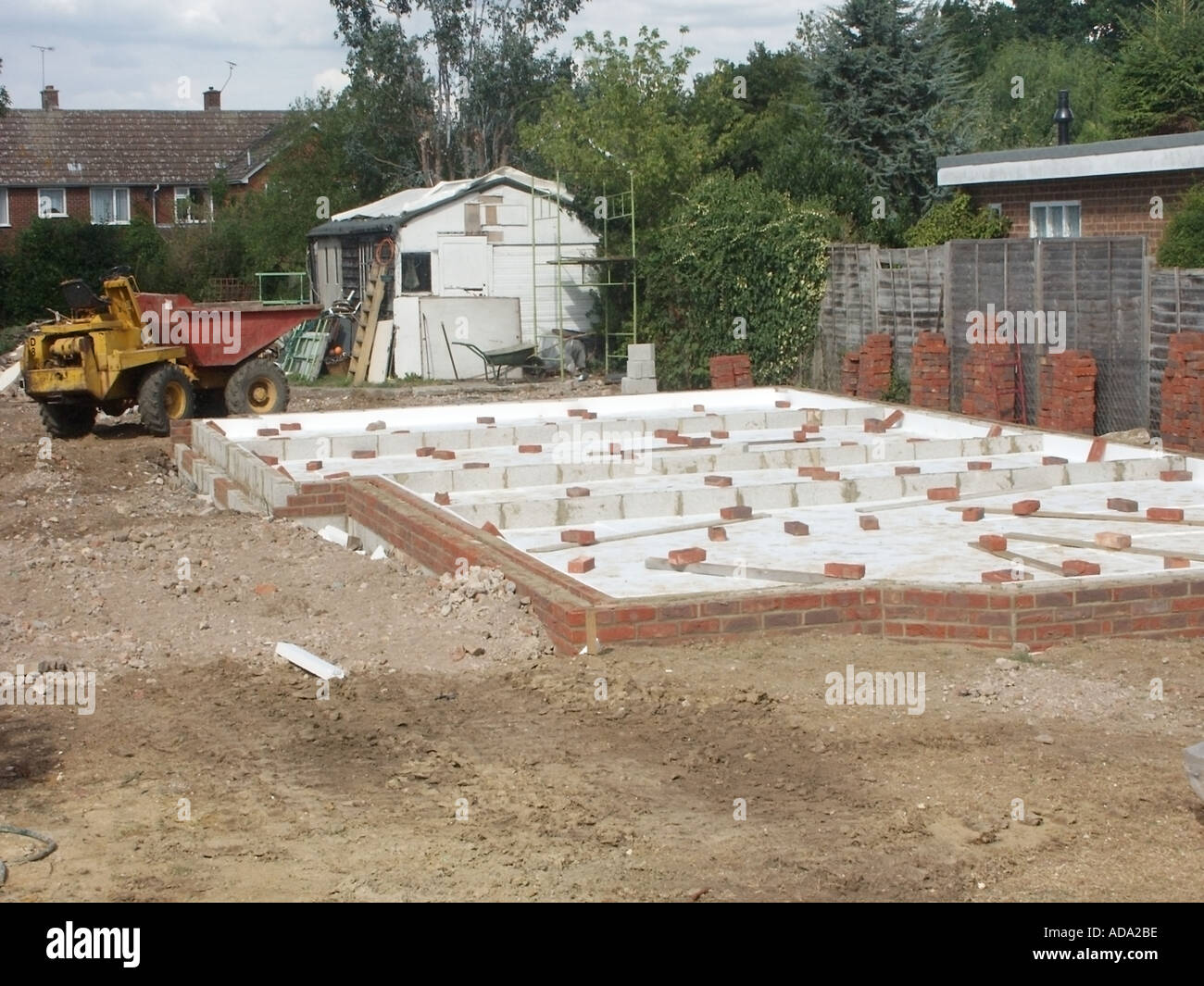 Foundations house building hi-res stock photography and images - Alamy