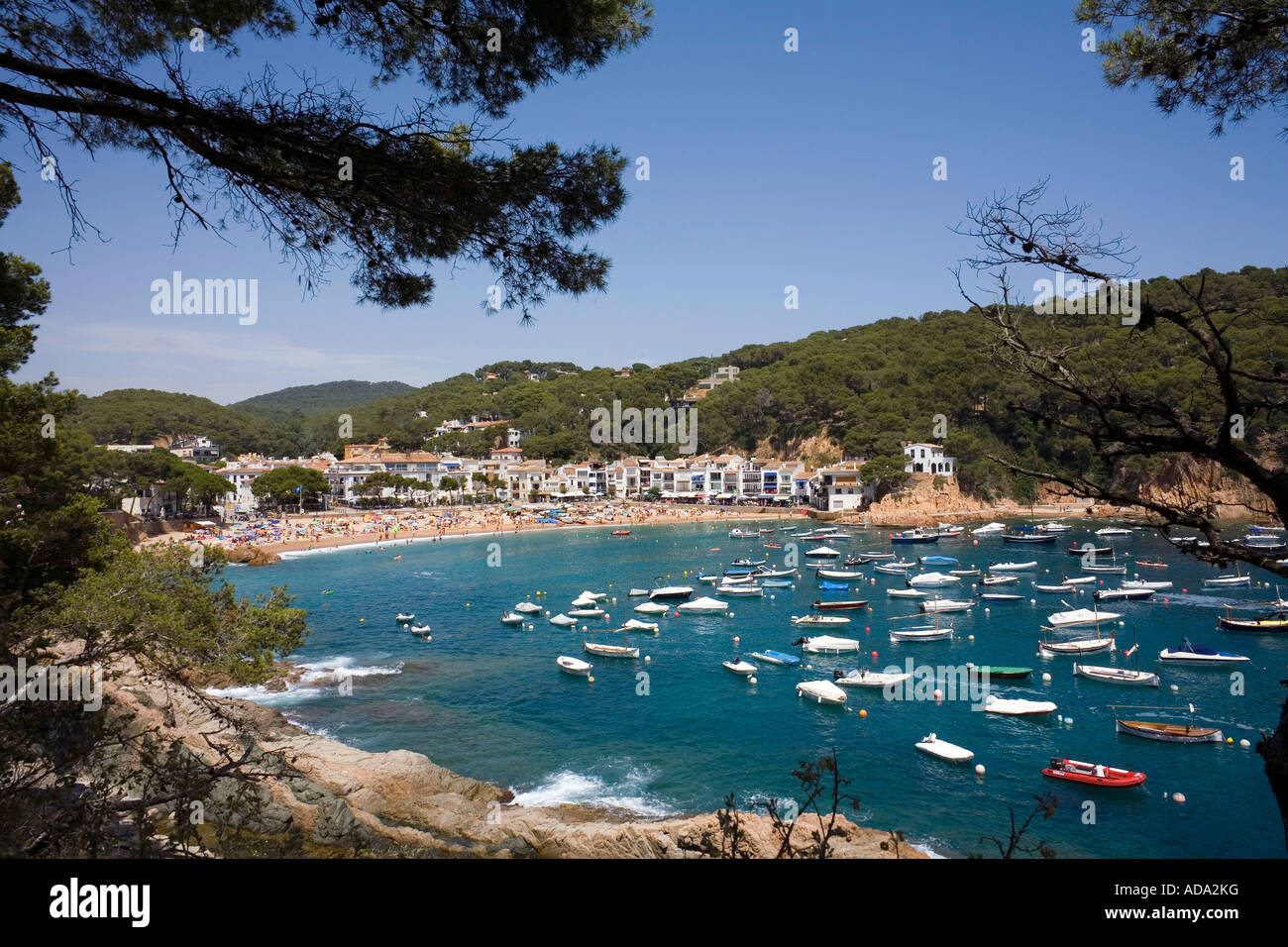 Picturesque Bay of Tamariu on the Costa Brava in Spain Stock Photo - Alamy
