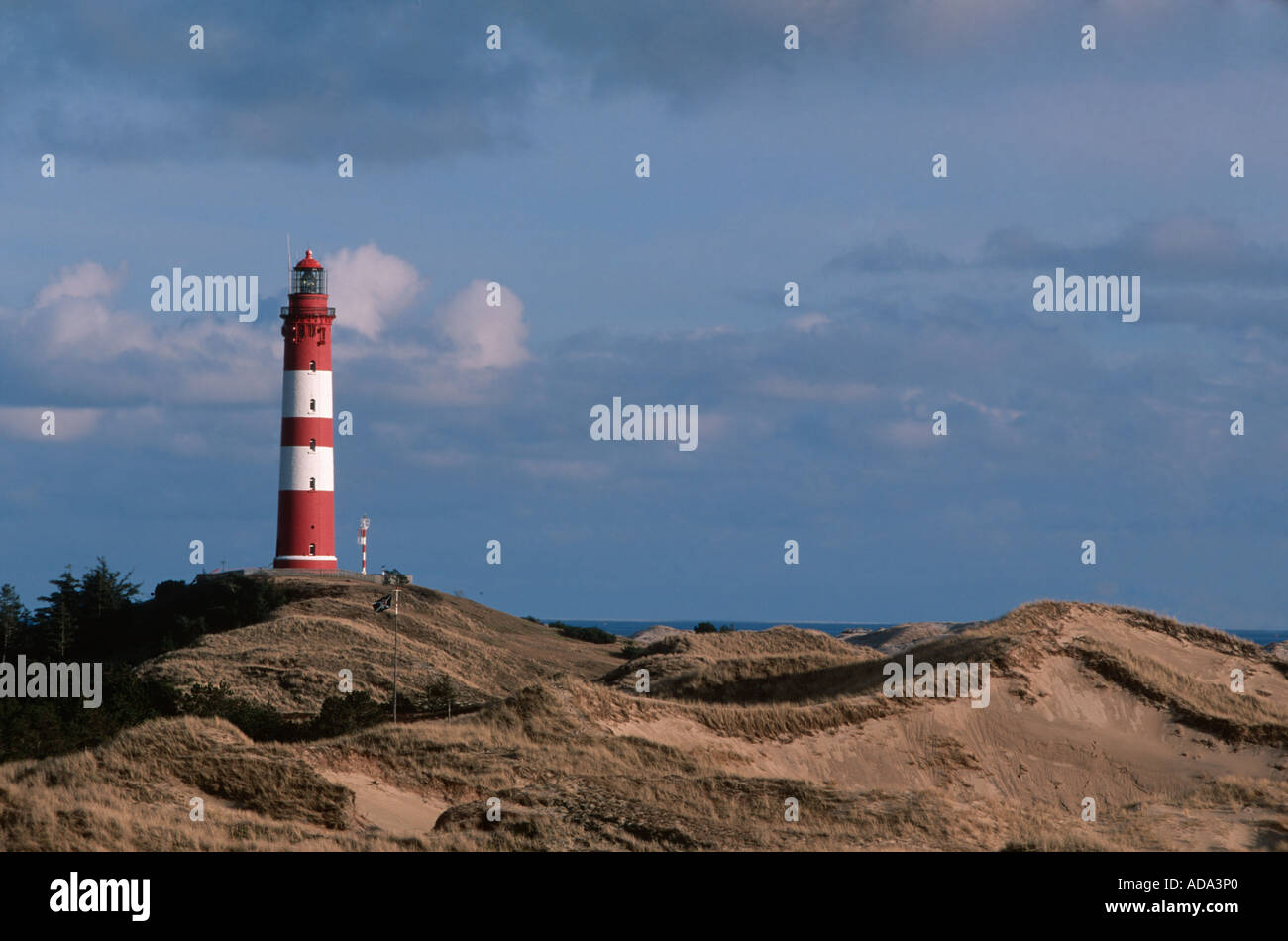 old beacon, Germany, Schleswig-Holstein, Amrum Stock Photo - Alamy