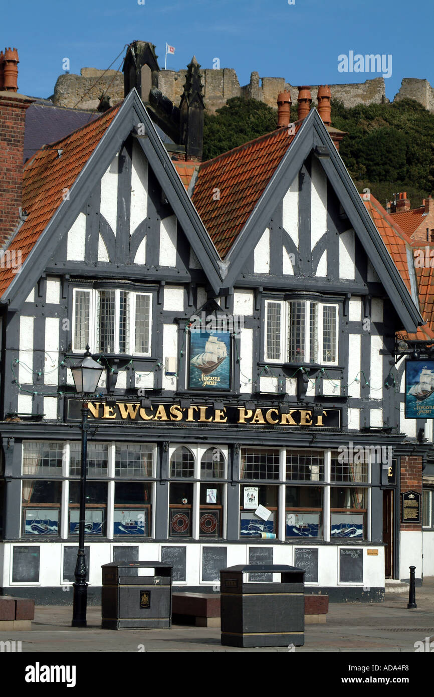Scarborough Yorkshire England UK Newcastle Packet Pub Old Building ...