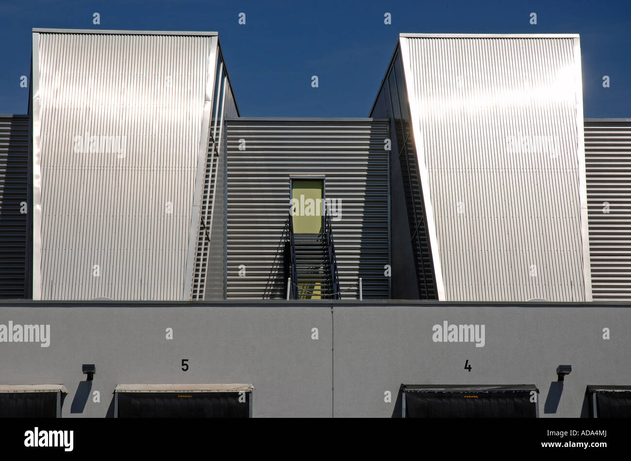 modern warehouse, Germany, Baden-Wuerttemberg, Ulm Stock Photo - Alamy