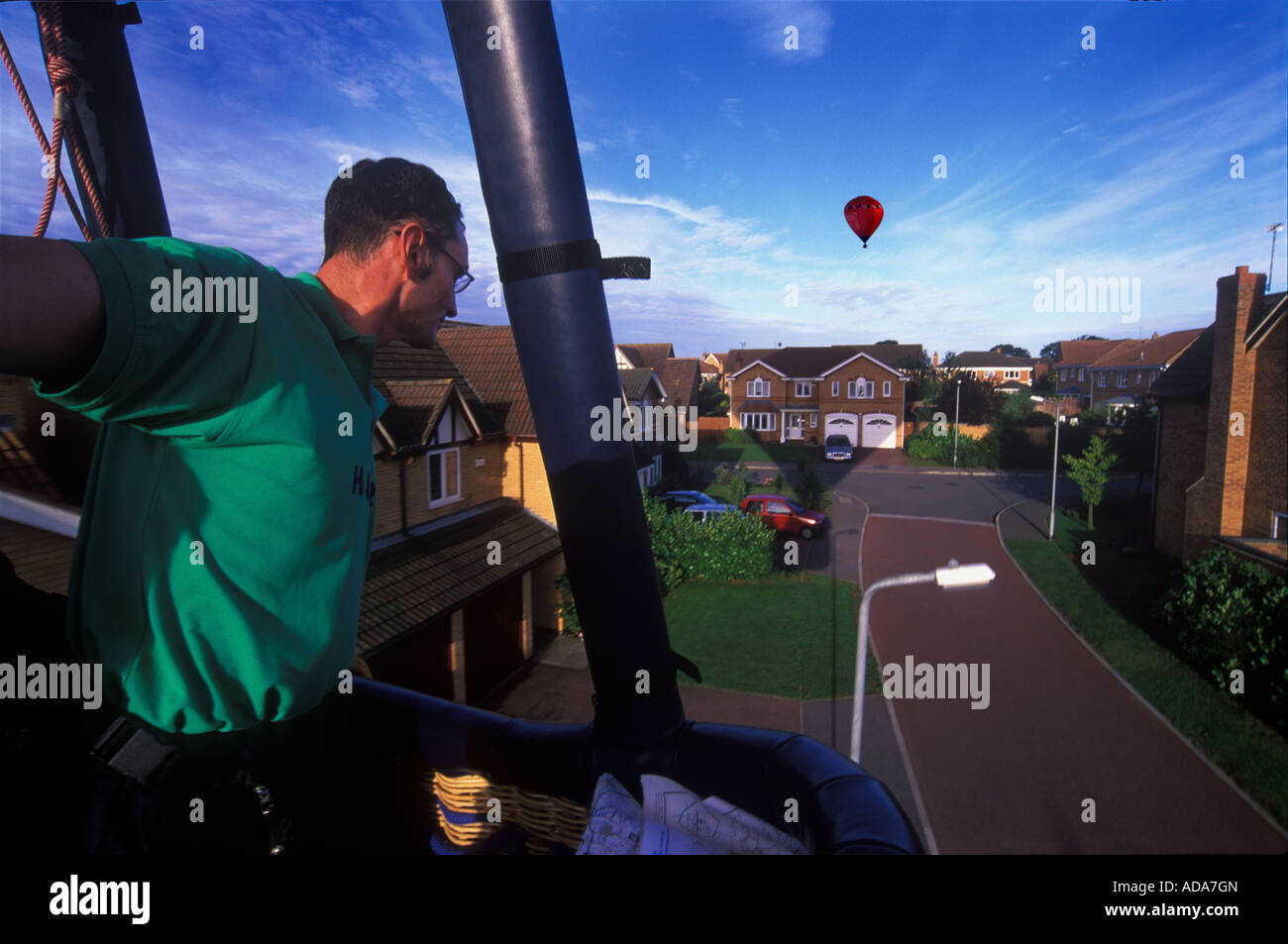 In balloon balloon shadow darkened Stock Photo - Alamy