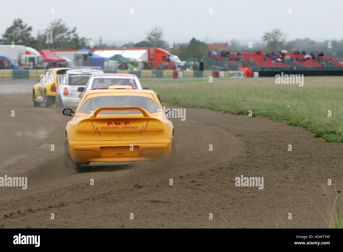 Rear shot of a Croft Rallycross meeting Stock Photo - Alamy