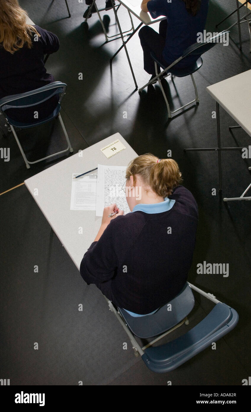 Students giving examination Stock Photo - Alamy