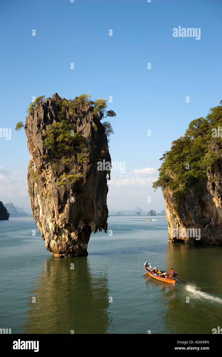 Koh Tapu so called James Bond Island Ko Khao Phing Kan Phang Nga Bay Ao ...